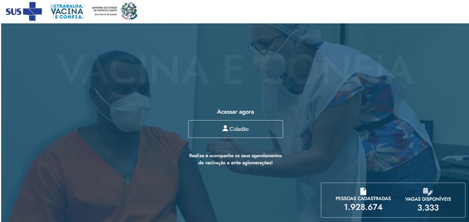 Governo ES - Plataforma Vacina e Confia: cadastro auxilia profissionais no dia a dia da ...